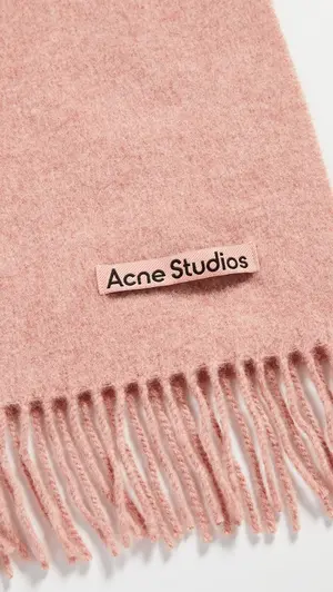 Acne Studios Oversized Fringe Wool Scarf