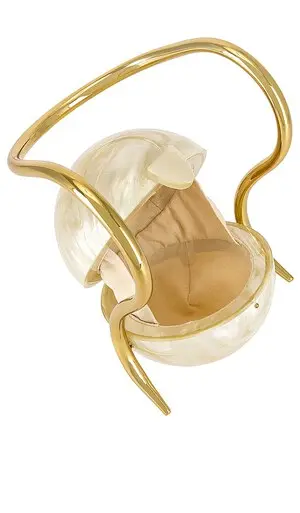Cult Gaia Pearl Top Handle Bag - Ivory