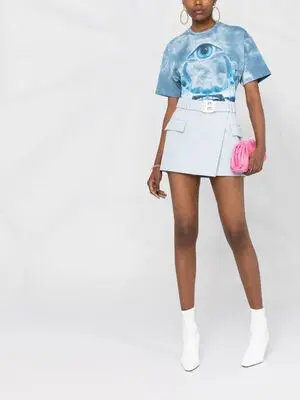 Balmain B Buckle Wrap Mini-skirt
