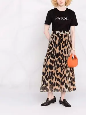 PATOU Logo-print T-shirt - Black