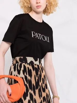 PATOU Logo-print T-shirt - Black