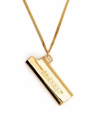 AMBUSH Lighter Case Pendant Necklace - Gold