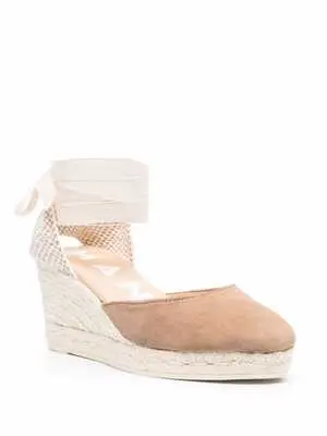 Manebí Ankle-tie Espadrilles - Brown