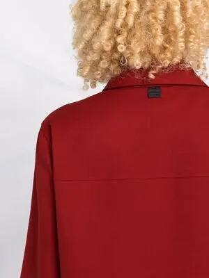 FERRAGAMO Long-sleeve Virgin Wool Shirt