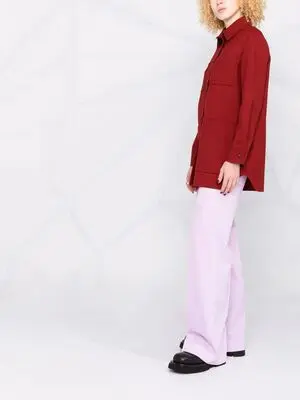 FERRAGAMO Long-sleeve Virgin Wool Shirt