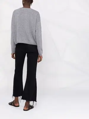 LISA YANG V-neck Cashmere Cardigan - Grey