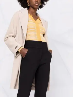 Peserico High-rise Slim-fit Trousers