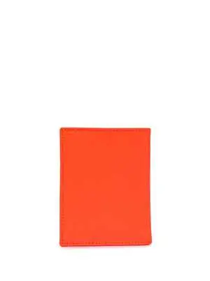 Comme Des Garçons Colour-block Cardholder Wallet - Orange