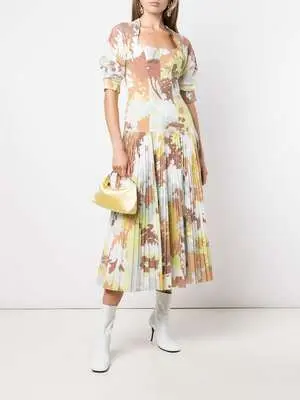Simkhai Iva Abstract-print Dress