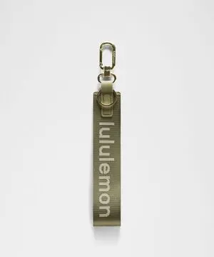 Lululemon Never Lost Keychain Bay Leaf/light Ivory