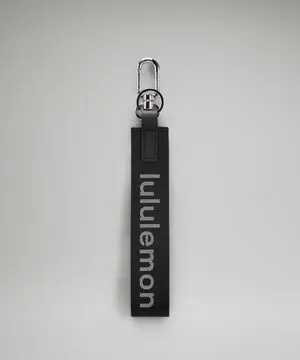 Lululemon Never Lost Keychain Black/white