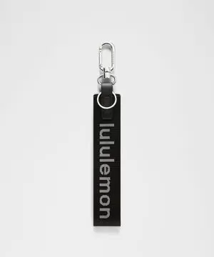 Lululemon Never Lost Keychain Black/white/silver