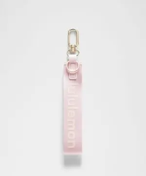Lululemon Never Lost Keychain Blissful Pink/light Ivory