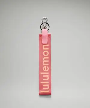 Lululemon Never Lost Keychain Brier Rose/orange Frappe