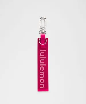 Lululemon Never Lost Keychain Calypso Pink/blissful Pink
