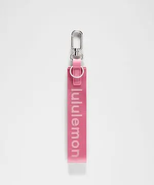 Lululemon Never Lost Keychain Candy Cloud/pink Pearl/silver