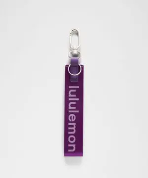 Lululemon Never Lost Keychain College Purple/white