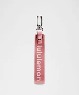 Lululemon Never Lost Keychain Deco Pink/light Ivory