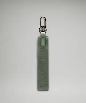 Lululemon Never Lost Keychain Grey Eucalyptus/legacy Green