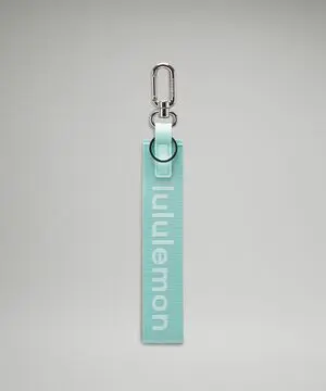 Lululemon Never Lost Keychain Ideal Mint/white