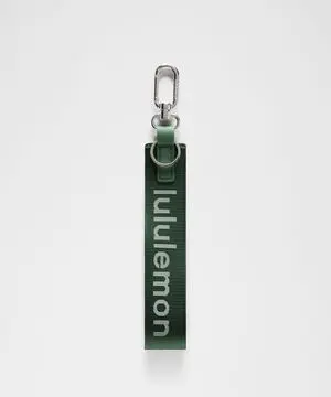 Lululemon Never Lost Keychain Ivy Grove/light Ivory/silver