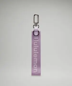 Lululemon Never Lost Keychain Lilac Ether/white Opal
