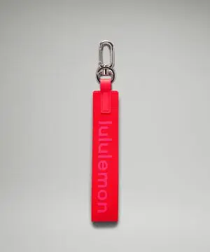 Lululemon Never Lost Keychain Love Red/sonic Pink