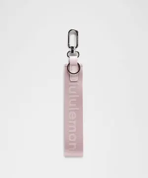 Lululemon Never Lost Keychain Pink Haze/desert Red