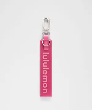 Lululemon Never Lost Keychain Racer Pink/crispin Green