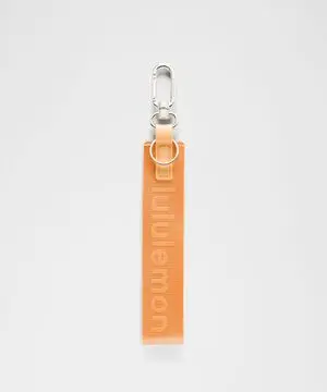 Lululemon Never Lost Keychain Rock Melon/lit Orange