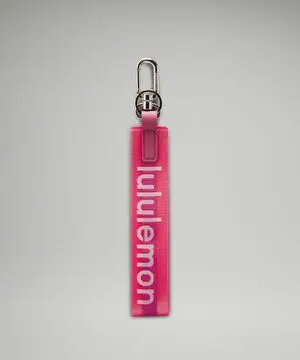 Lululemon Never Lost Keychain Sakura Pink/washed Mauve/white