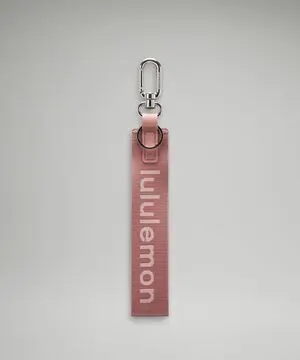 Lululemon Never Lost Keychain Spiced Chai/flush Pink
