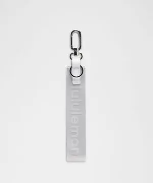Lululemon Never Lost Keychain White/silver Drop