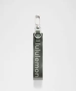 Lululemon Never Lost Keychain Willow Leaf/meadow Haze/silver