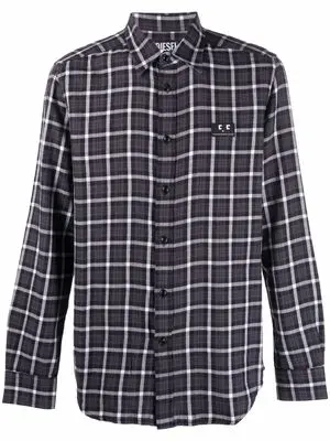 DIESEL® Check-print Flannel Shirt