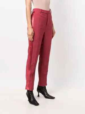 Rick Owens Satin Trim Trousers