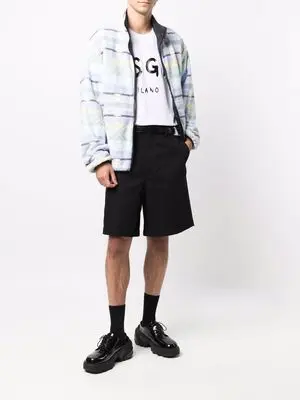 MSGM Logo-print Cotton T-shirt - White