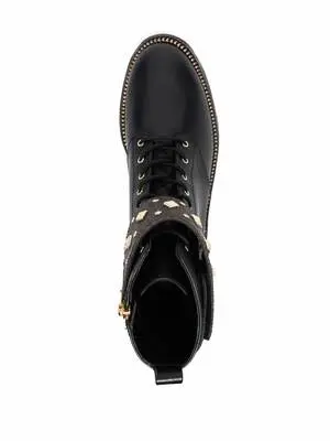 Michael Kors Haskell Studded Leather Boots