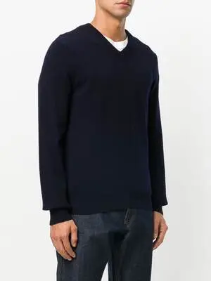 Play Comme Des Garcon Heart-patch Sweater - Blue
