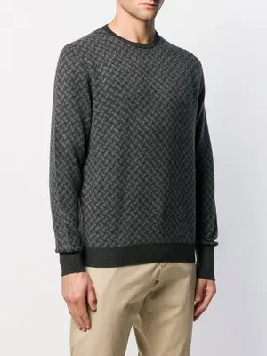 DRUMOHR Crew-neck Cashmere Sweater - Grey