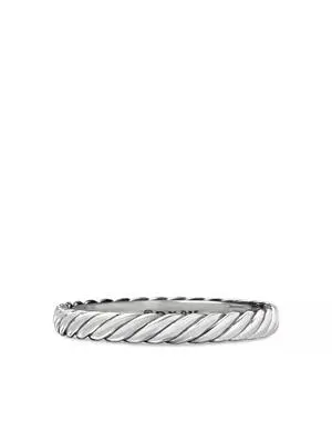 David Yurman Sterling Cable Collectibles Stack Ring - Silver