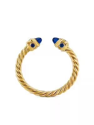 David Yurman 18kt Yellow Renaissance Sapphire Ring - Gold