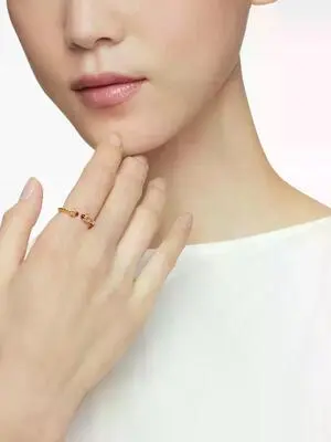 David Yurman 18kt Yellow Renaissance Ruby Ring - Gold