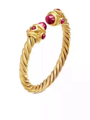 David Yurman 18kt Yellow Renaissance Ruby Ring - Gold