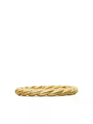 David Yurman 18kt Yellow Petite Band Ring