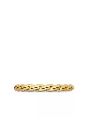David Yurman 18kt Yellow Petite Band Ring