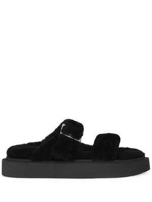 GIUSEPPE ZANOTTI Jolanda Flat Sandals - Black