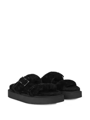 GIUSEPPE ZANOTTI Jolanda Flat Sandals - Black