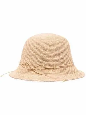 Helen Kaminski Tie-detail Sun Hat - Neutrals