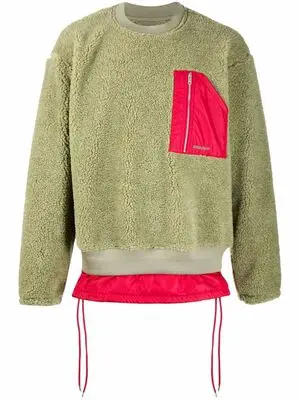 AMBUSH Layered-effect Jumper - Green